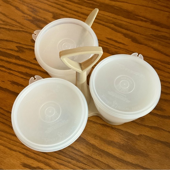 Tupperware | Dining | Retro Tupperware Trio Condiment Set | Poshmark